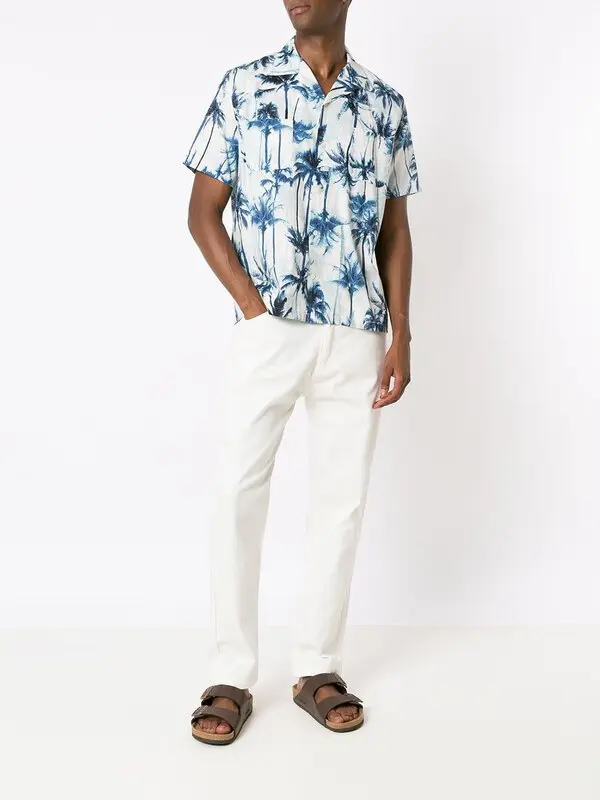 AMIR SLAMA Straight-leg Cotton Trousers