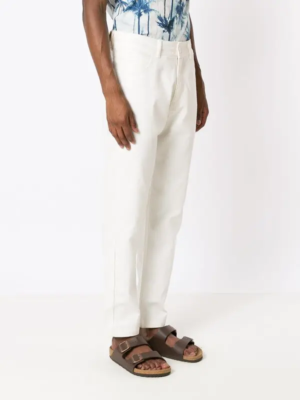 AMIR SLAMA Straight-leg Cotton Trousers