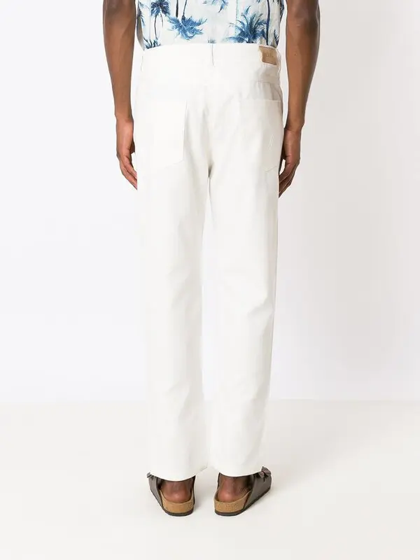 AMIR SLAMA Straight-leg Cotton Trousers
