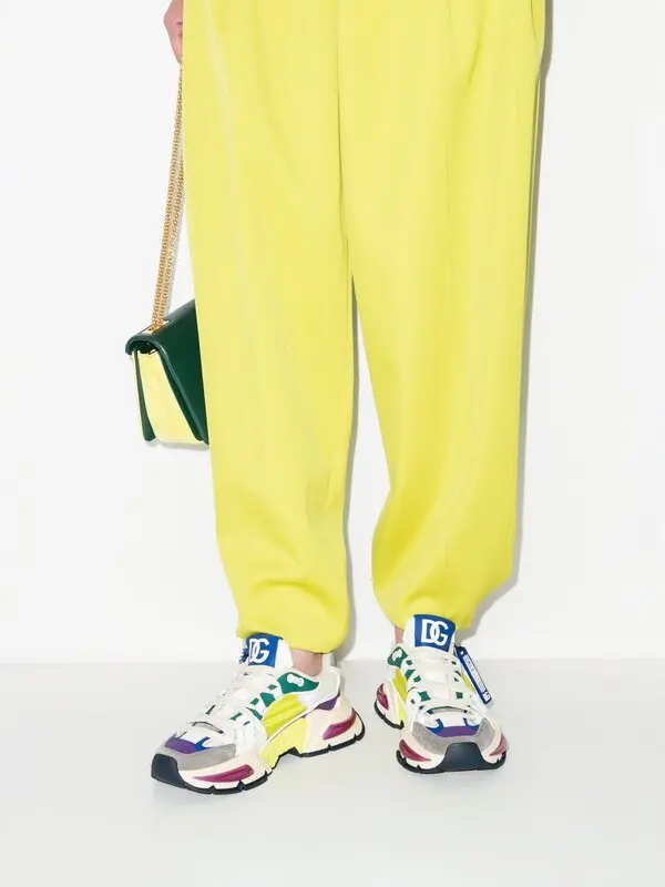 Dolce & Gabbana Air Master Panelled Sneakers - White