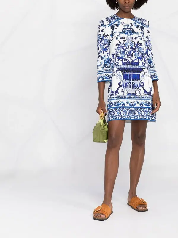 Dolce & Gabbana Majolica-print Dress