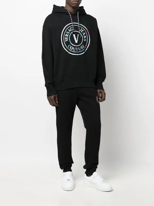 Versace Logo Print Hoodie