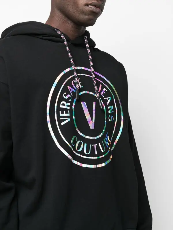 Versace Logo Print Hoodie