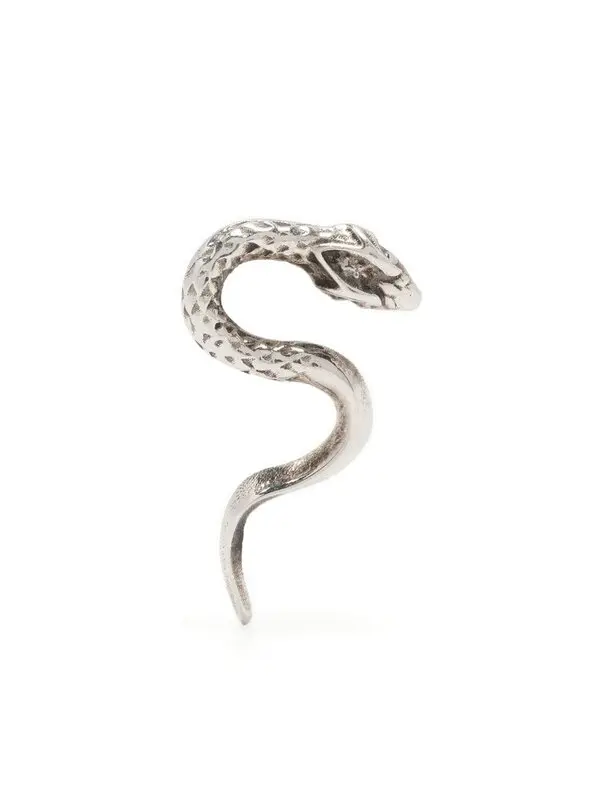 Emanuele Bicocchi Serpent Single Earring - Silver