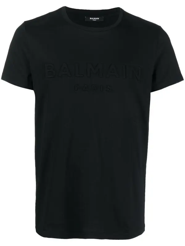 Balmain Logo-embossed Cotton T-shirt