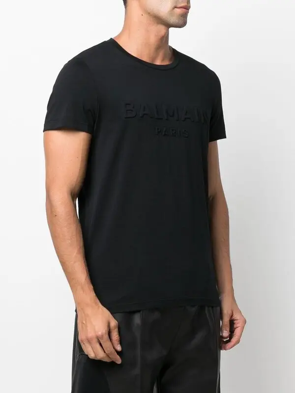 Balmain Logo-embossed Cotton T-shirt
