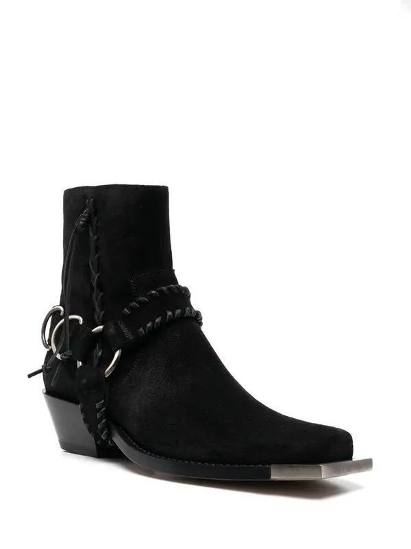 BUTTERO® 55mm Suede Cowboy Boots