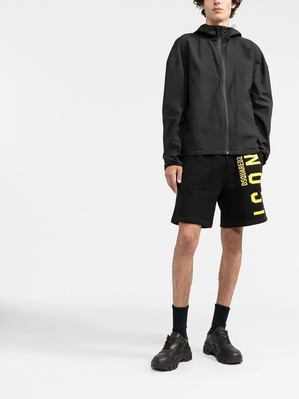 Dsquared2 Icon Logo Track Shorts - Black
