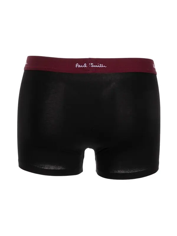 Paul Smith Logo-waistband Boxer Pack - Black
