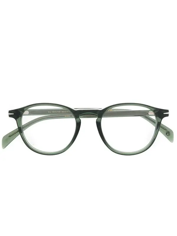 DB EYEWEAR BY DAVID BECKHAM Oval Frame Glasses - Green