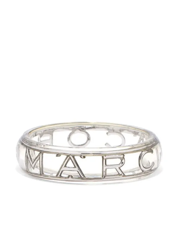Marc Jacobs Logo Bangle - Silver