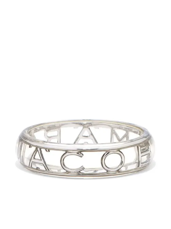 Marc Jacobs The Logo Bangle - Silver