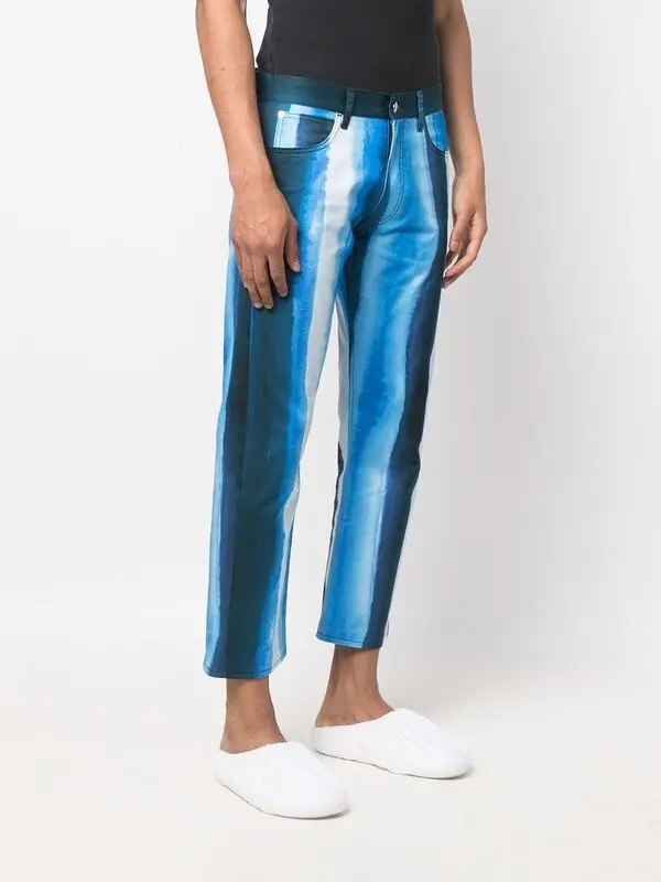 Marni Waterfall Stripe-print Trousers