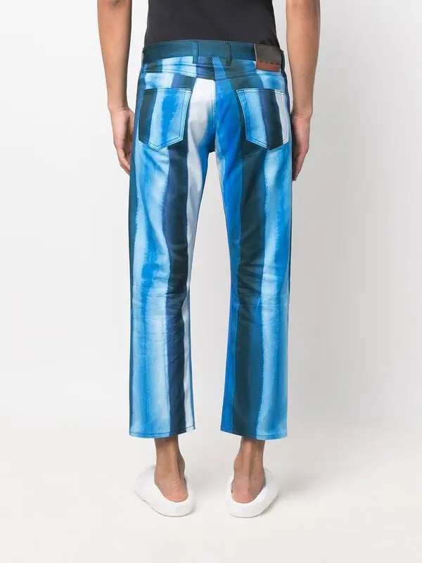 Marni Waterfall Stripe-print Trousers