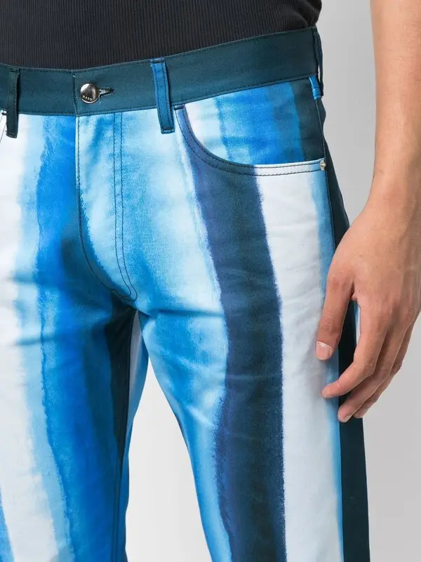 Marni Waterfall Stripe-print Trousers