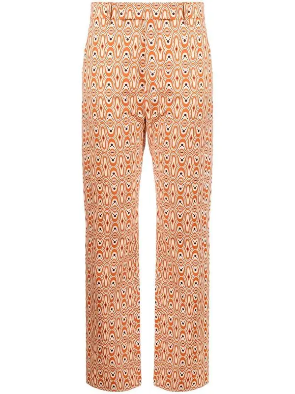 Colville Abstract-print Trousers