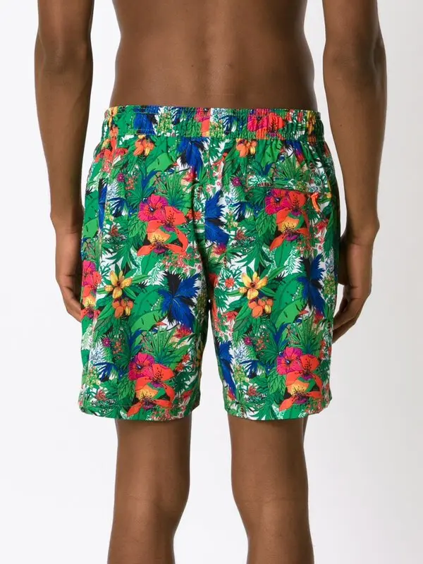 AMIR SLAMA Floral-print Swim Shorts