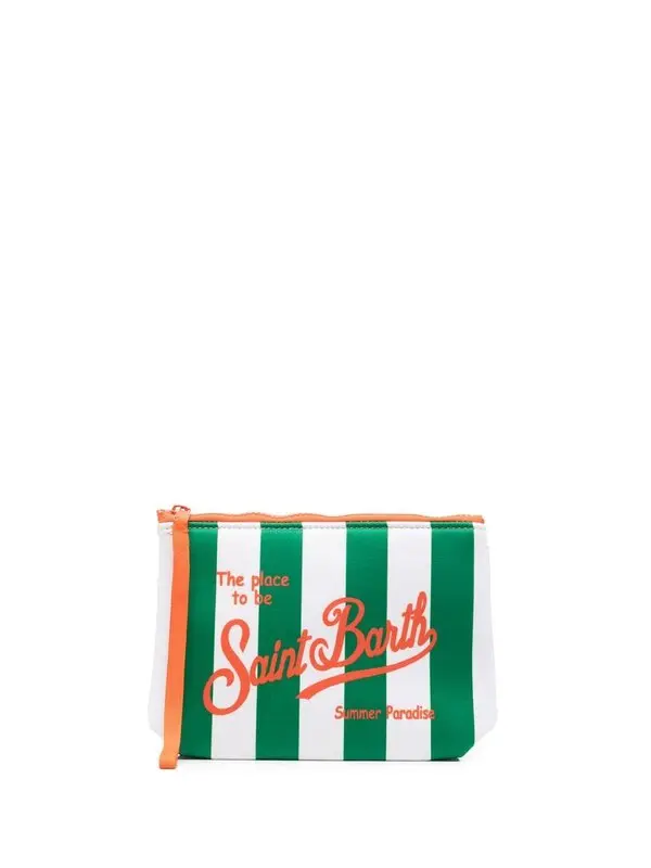 MC2 SAINT BARTH Striped Clutch Bag
