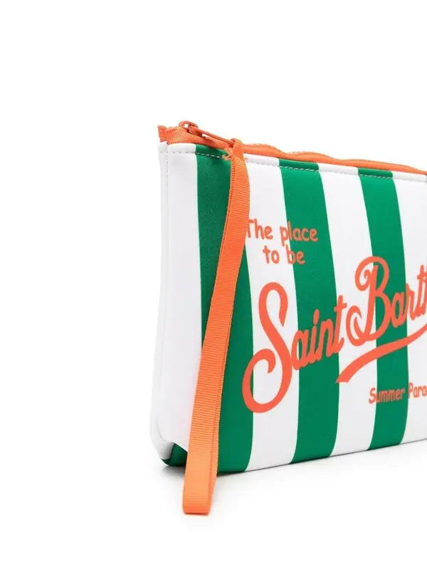 MC2 SAINT BARTH Striped Clutch Bag