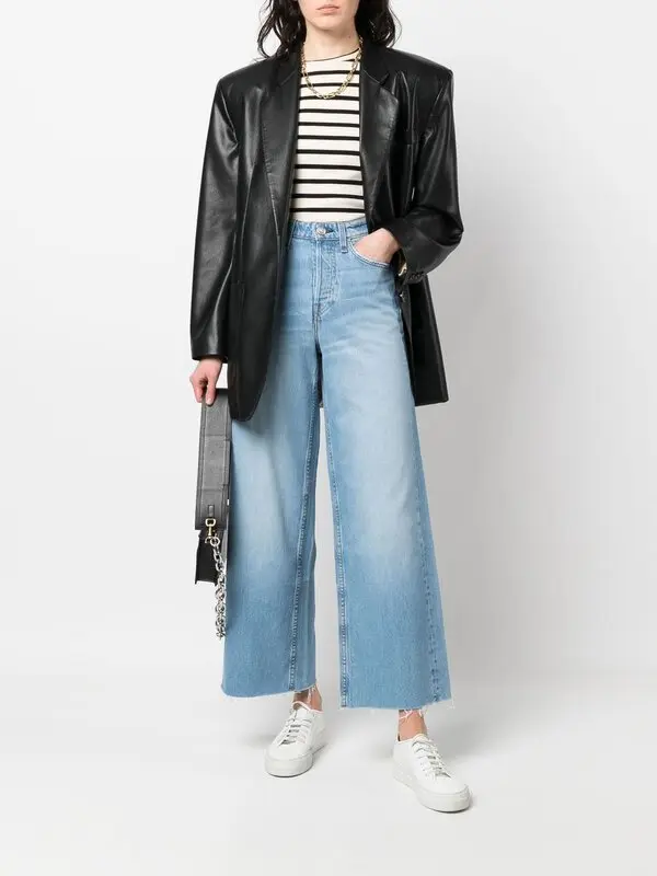 Rag & Bone High-rise Wide-leg Jeans