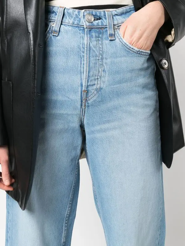Rag & Bone High-rise Wide-leg Jeans