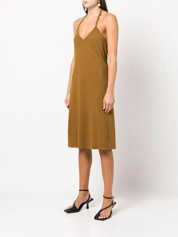 Khaite Mischa Cotton Midi Dress