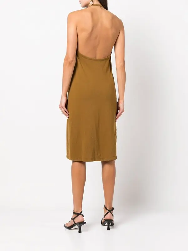 Khaite Mischa Cotton Midi Dress