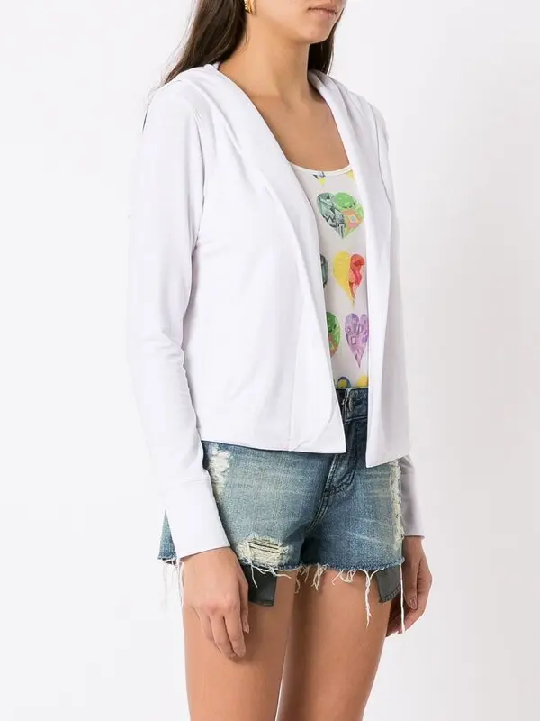 AMIR SLAMA Hooded Open-front Cardigan