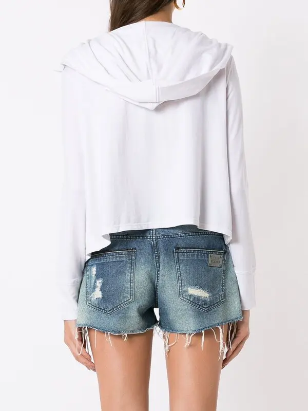 AMIR SLAMA Hooded Open-front Cardigan