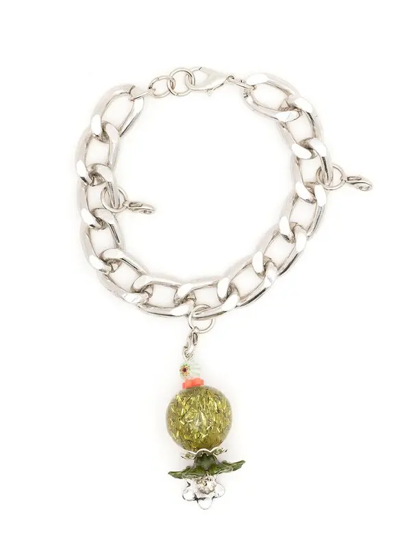 AMIR SLAMA Interchangeable Charm Bracelet And Drop Earrings Set