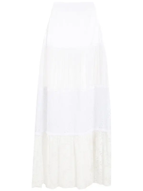 AMIR SLAMA Broderie Anglaise Full Skirt
