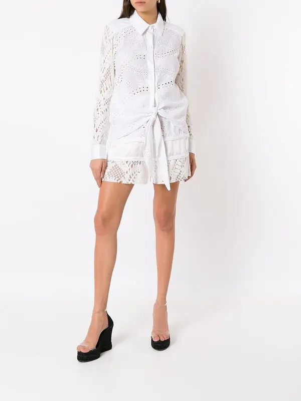 AMIR SLAMA Broderie-anglaise Shorts