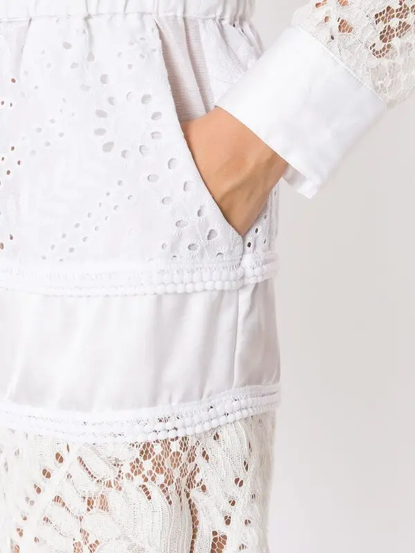 AMIR SLAMA Broderie-anglaise Shorts