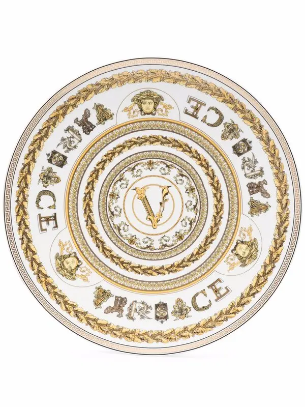 Versace Virtus Gala 33cm Plate - White