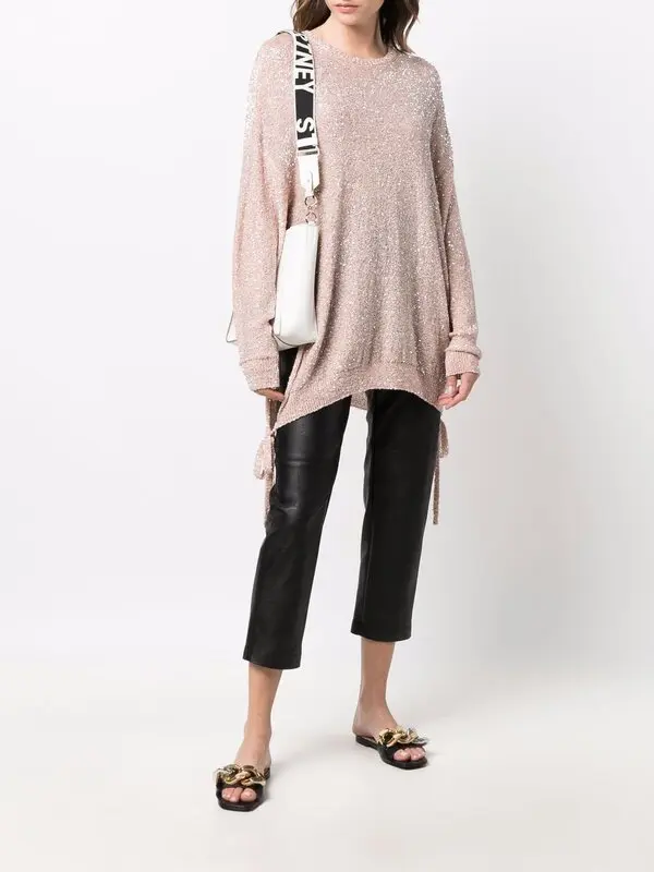 Stella McCartney Sequined Side-tie Jumper