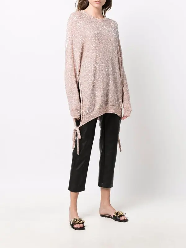Stella McCartney Sequined Side-tie Jumper