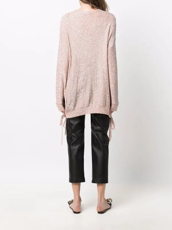Stella McCartney Sequined Side-tie Jumper