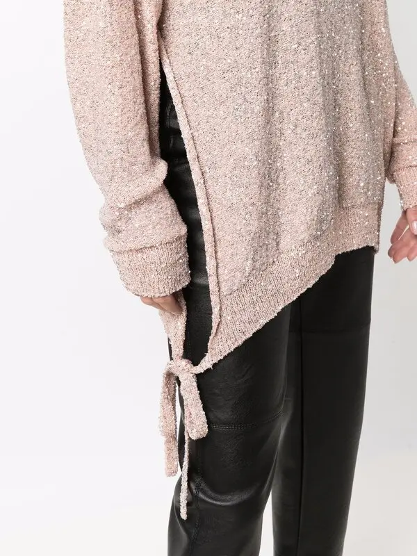 Stella McCartney Sequined Side-tie Jumper