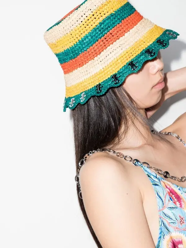 Rabanne Raffia Straw Hat