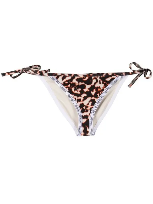 Calvin Klein Leopard-print Bikini Bottom