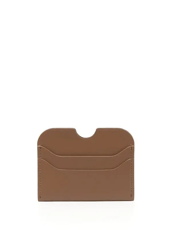 Acne Studios Logo-print Cardholder - Brown