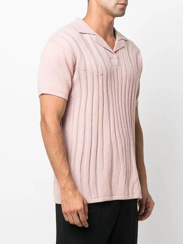 NINAMOUNAH Kingcrab Melted Logo Polo Shirt