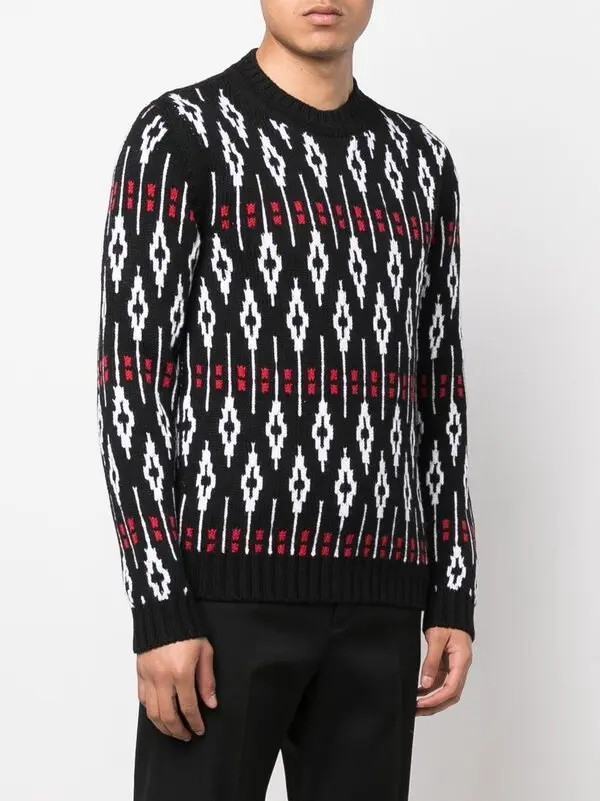 Valentino Garavani Intarsia-knit Virgin Wool Jumper