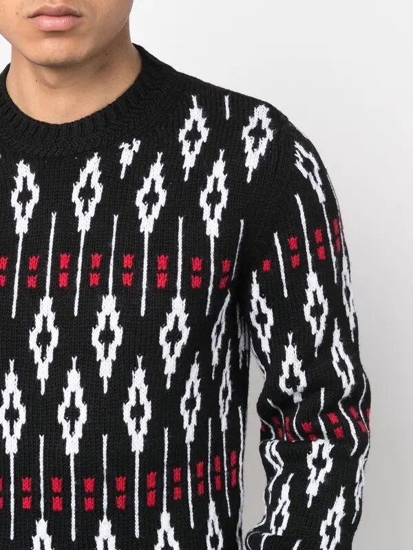 Valentino Garavani Intarsia-knit Virgin Wool Jumper