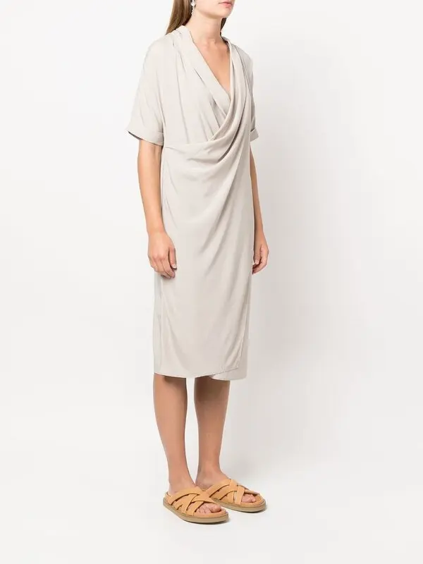 Kristensen Du Nord Draped Midi Dress