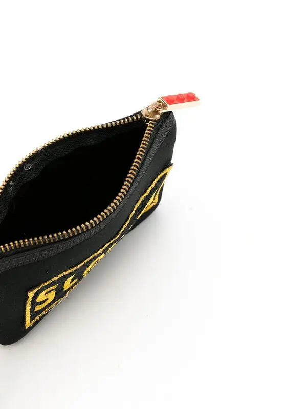AMIR SLAMA Embroidered-logo Purse