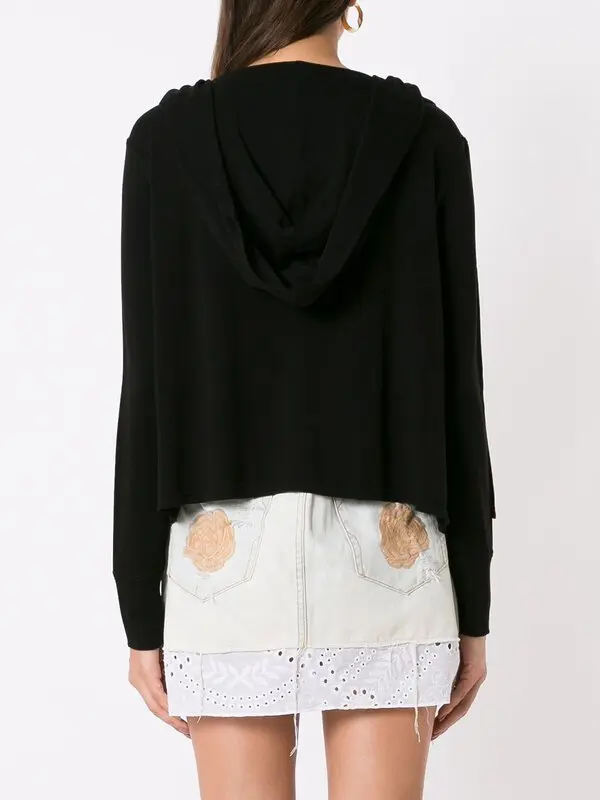 AMIR SLAMA Hooded Open-front Cardigan