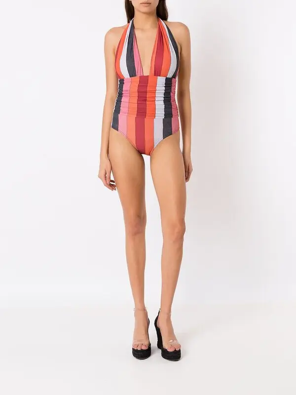 AMIR SLAMA Halterneck Swimsuit