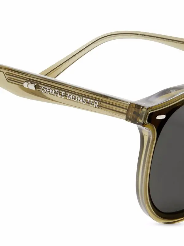 GENTLE MONSTER Obon Two Tone Round Sunglasses