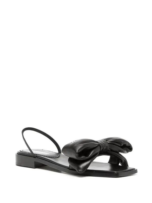 Dsquared2 Leather Bow Sandals